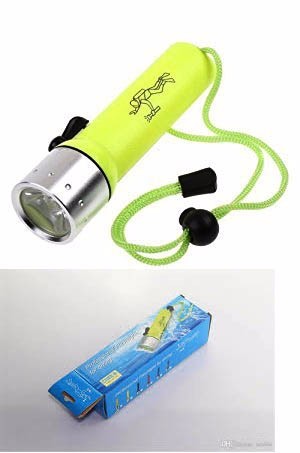 Senter Selam Tahan Air Diving Undrewater Torch Menyelam Profesional ...