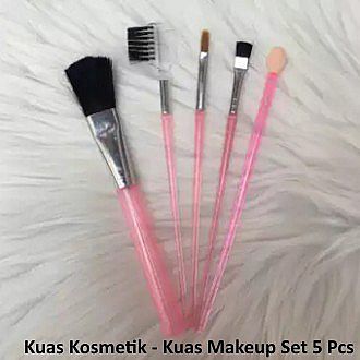 Kuas Make Up Set 5 Kuas Kosmetik 5 in 1 Harga Per Set Brush Makeup ...